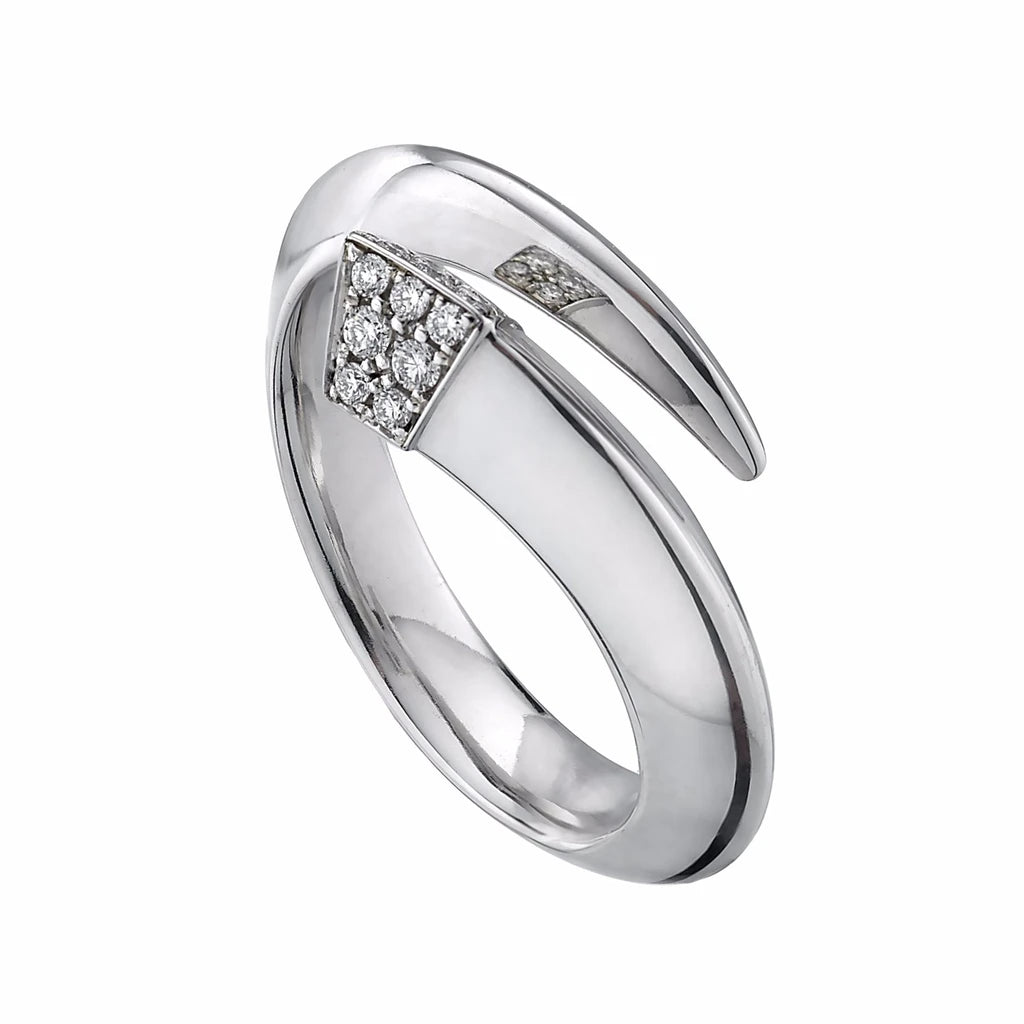 Silver Diamond Tusk Ring | Shaun Leane – Yorkshire Jewellery Company