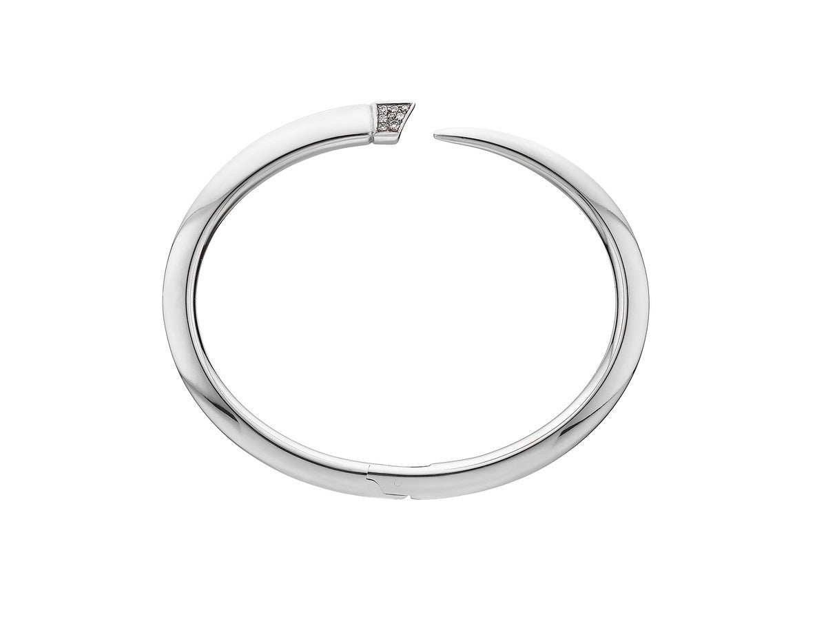 Silver Diamond Tusk Bangle | Shaun Leane – Yorkshire Jewellery Company